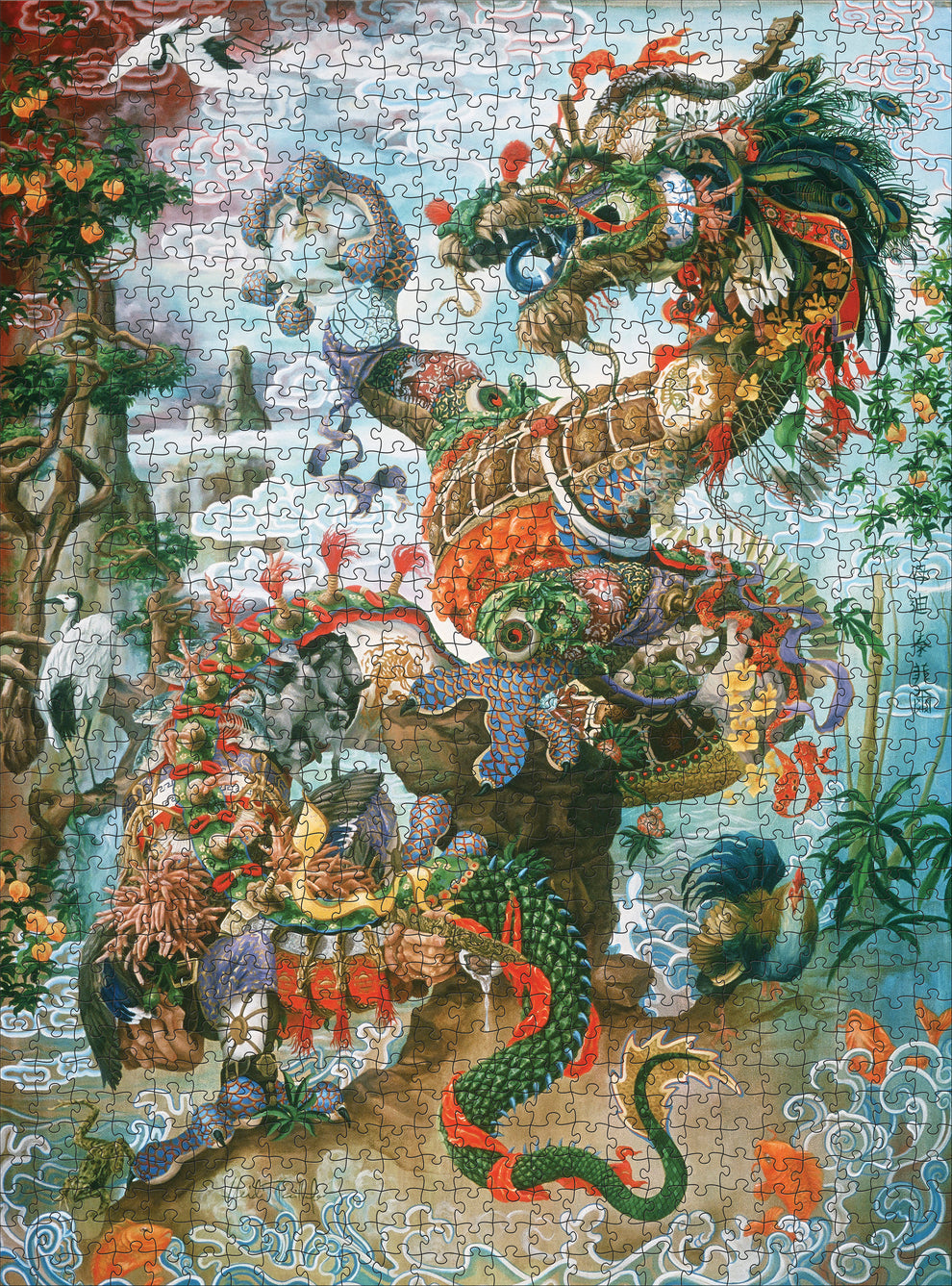 Heidi Taillefer: Dragon of the Yangtze 1000-Piece Jigsaw Puzzle ...