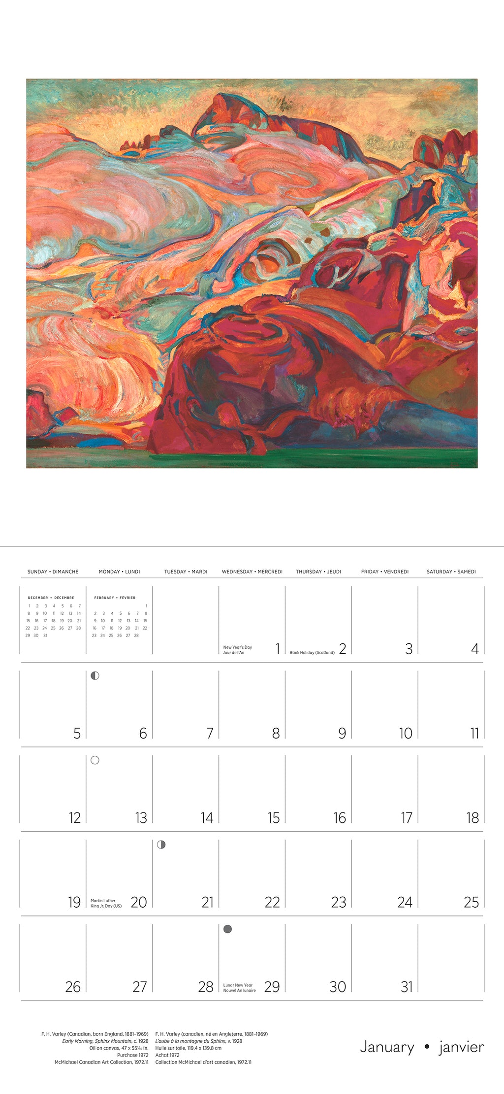 Large Wall Calendars — Pomegranate