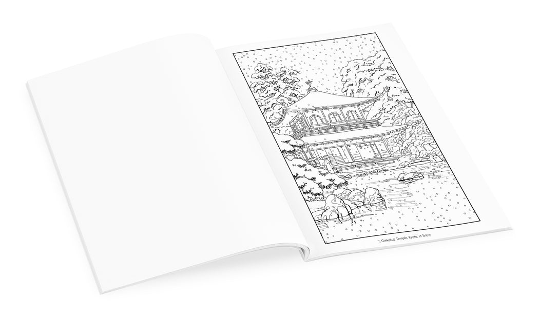 Kawase Hasui Coloring Book — Pomegranate