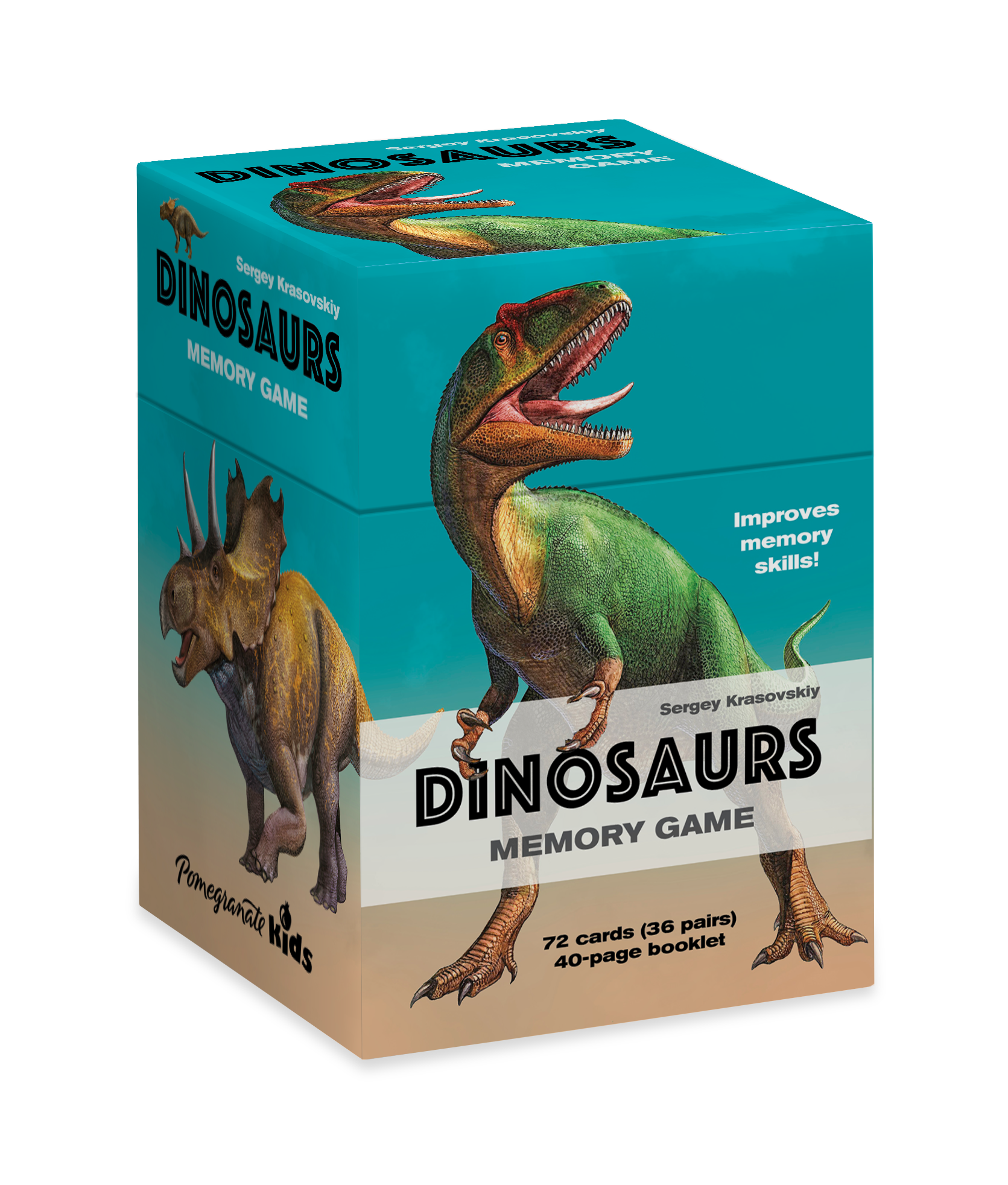 Sergey Krasovskiy: Dinosaurs Memory Game – Pomegranate
